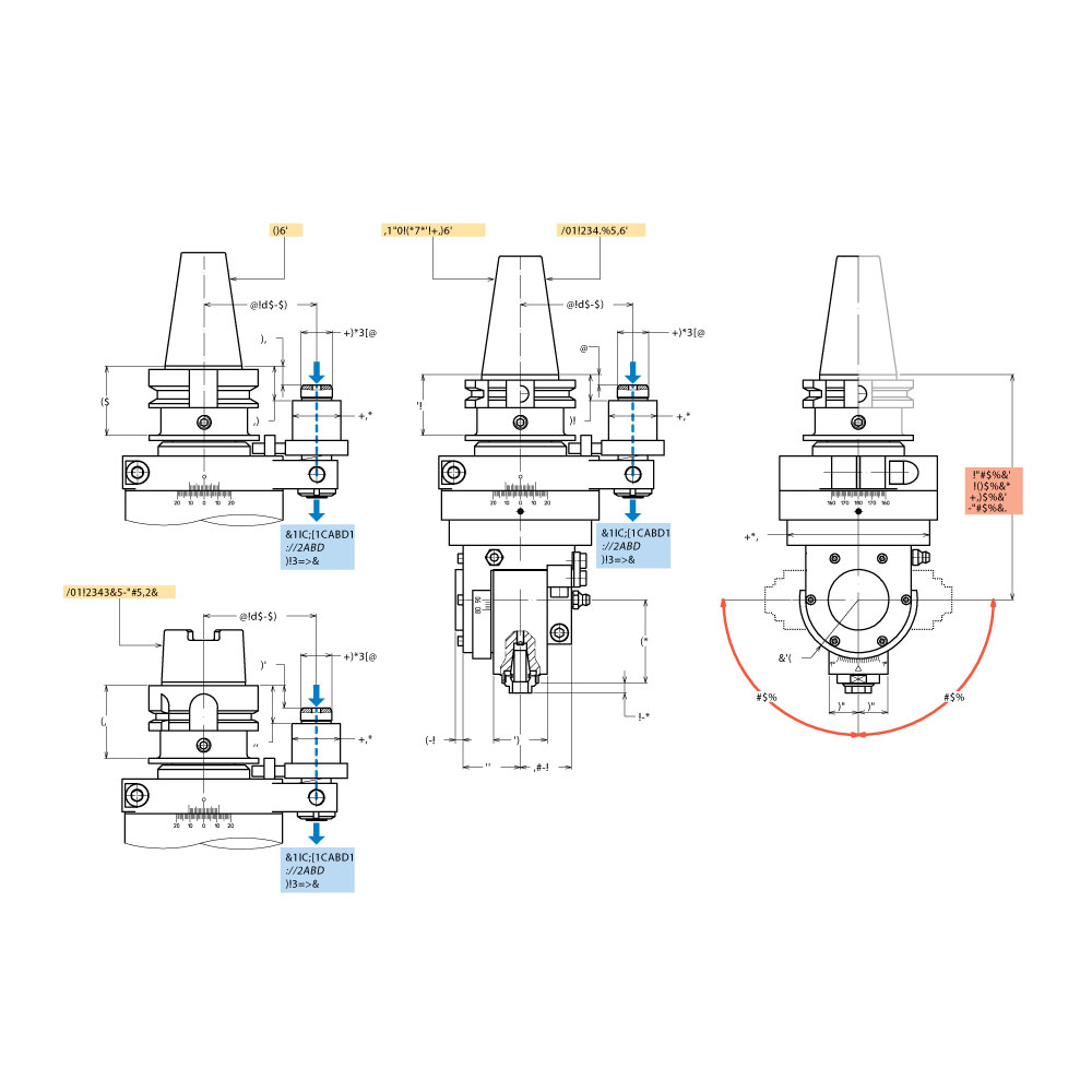 Adjustable Angle Heads Angle Heads Tool Holding MPA